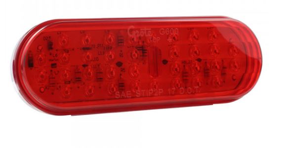 LAMPARA OVALADA ROJO 56 LED GROTE – Firo Central
