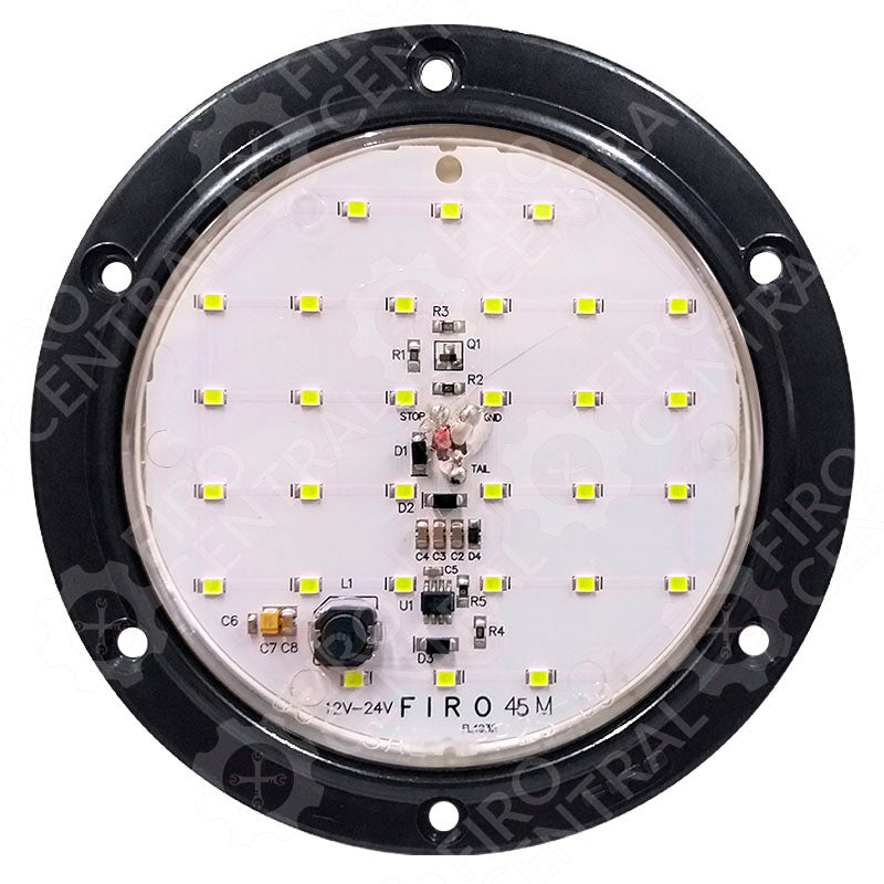 PLAFÓN PLANO / LUZ PLANA 4'' BLANCO MULTIVOLTAJE 12V-24V 15W 30 LED ...