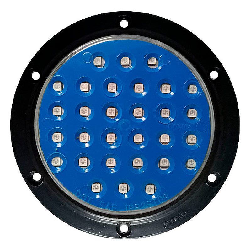 LUZ PLANA 4" AZUL 30LED 12V REDONDO – Firo Central