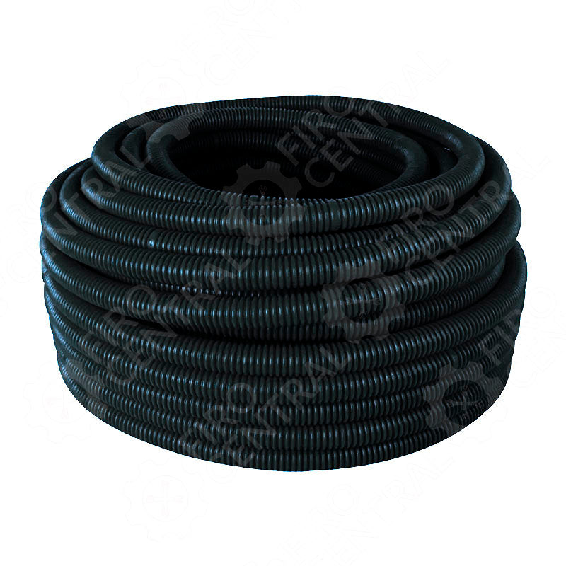 MANGUERA CORRUGADA NEGRA 1/2" ROLLO DE 100 METROS – Firo Central