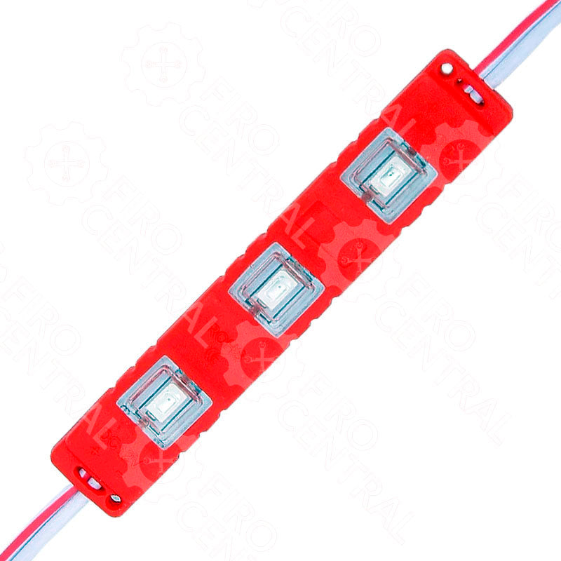 MODULO DE 3 LED 5730 ROJO (20 PZA) 70mm x 12mm – Firo Central